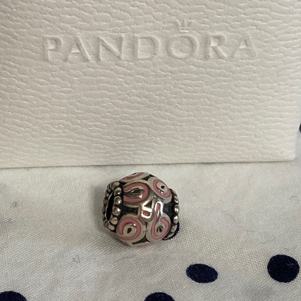 Authentic Pandora Breast Cancer Ribbon Charm. Good Pr… - Gem